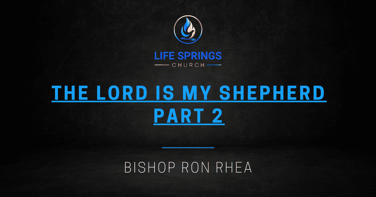 Finding Peace in Faith: The Shepherd's Guidance - Life Springs Church ...