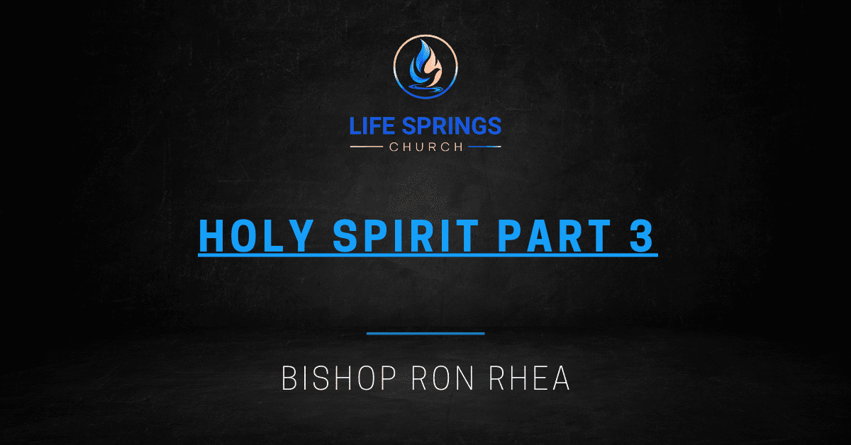 Discover the Power of the Holy Spirit in Your Life - Life Springs ...